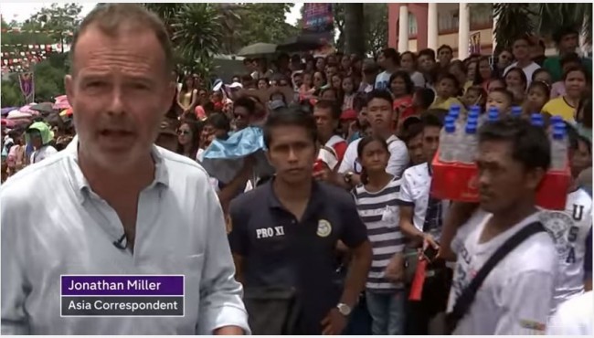 British Television Channel 4 Asia Correspondent Jonathan Miller ...