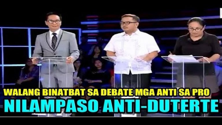Pro vs Anti President Duterte Debate