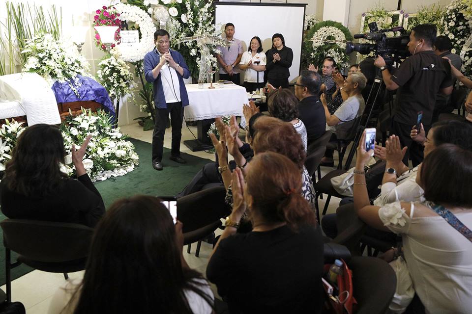 Pres. Duterte Visits Wake of the Late Businessman Rodolfo Soriano [IN ...
