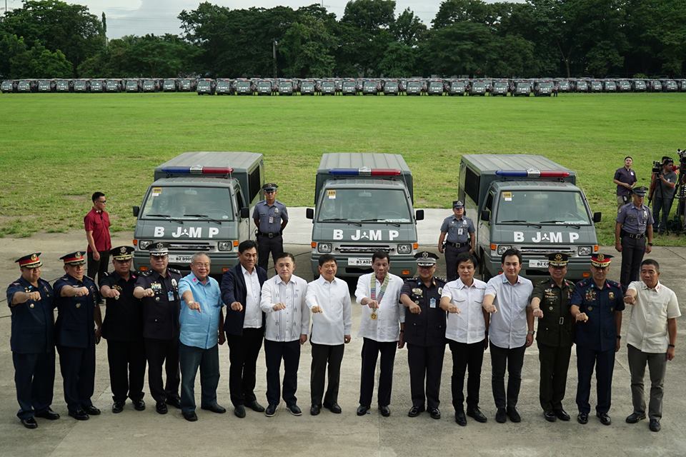 Pres. Duterte Leads Send-Off Ceremony For 250 Vehicles of BJMP [IN ...